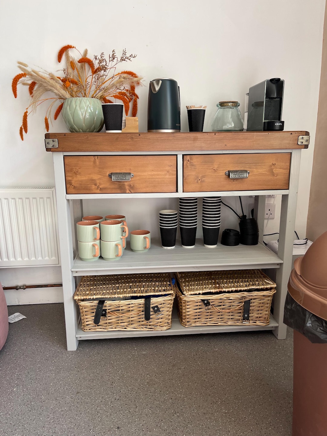 Butchers Block Style Kitchen Island/ Console Table - Etsy UK