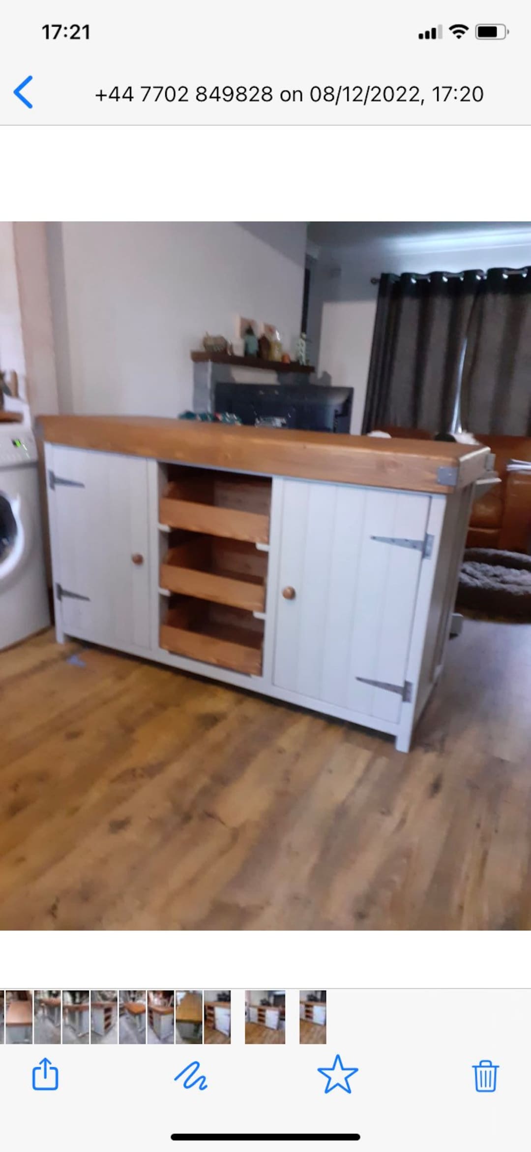 Butchers Block Style Kitchen Island/breakfast Bar. - Etsy UK