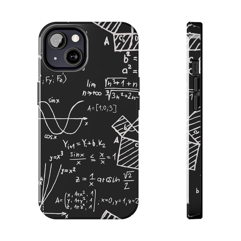 Math Formulas iPhone Case, Teacher Gift, Impact Resistant - Etsy