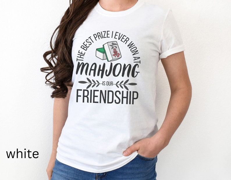 Mahjong Friends T-shirt, Mahjong Friendship Shirt, Ladies Night Out ...