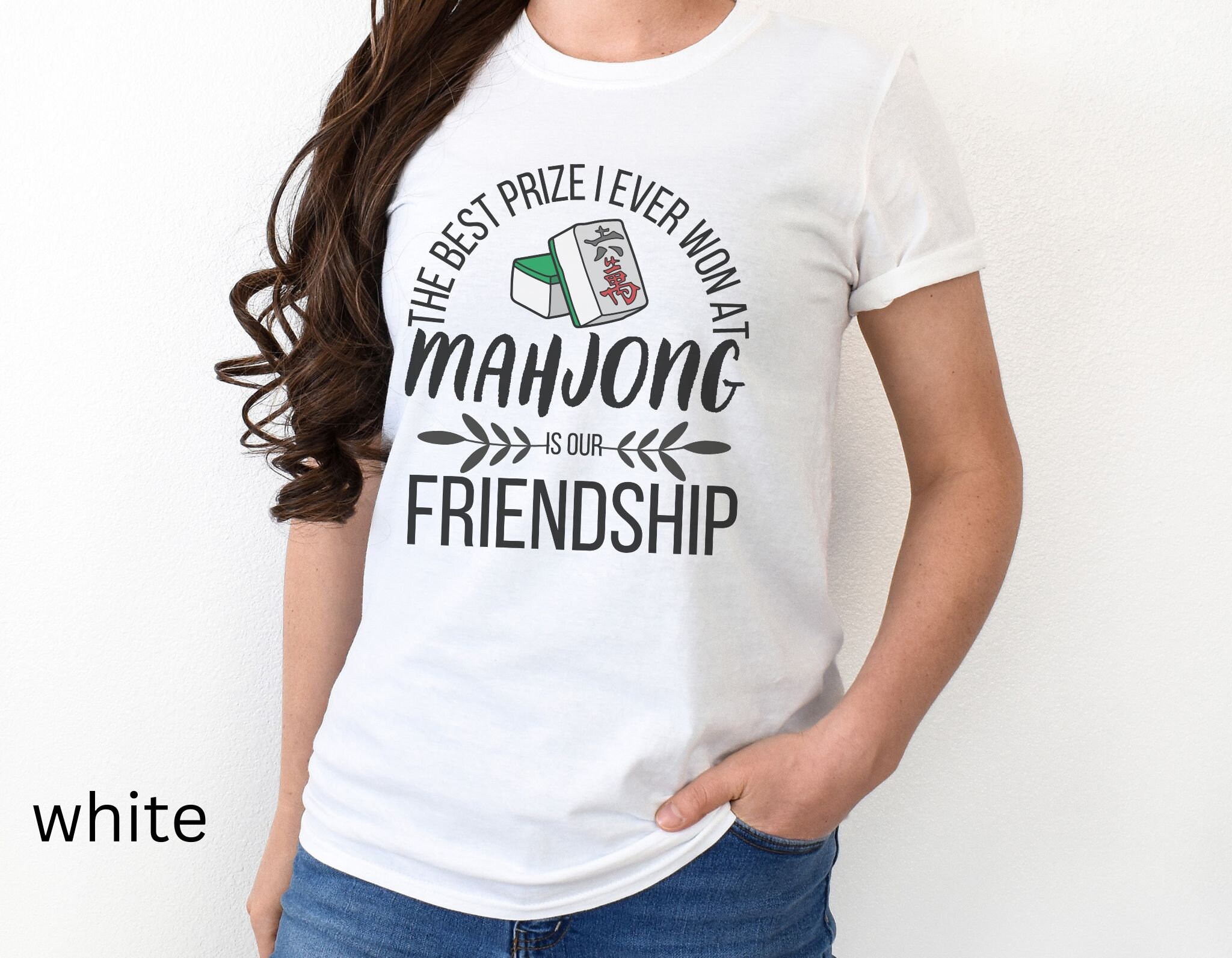 Mahjong Friends T-shirt, Mahjong Friendship Shirt, Ladies Night Out ...