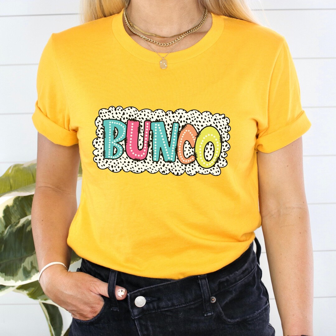 Dalmatian Dots Bunco Friends T-shirt, Spring Colors Bunko Club Shirt ...