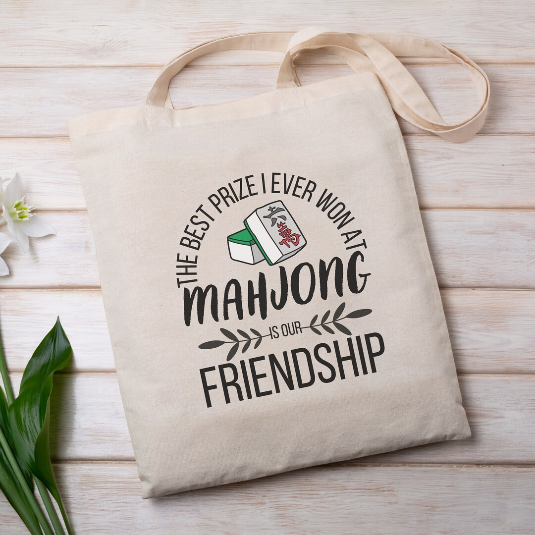 Chinese Pattern Canvas Bag YUhe2018Cw Mahjong Tote Bag - Chinese ...