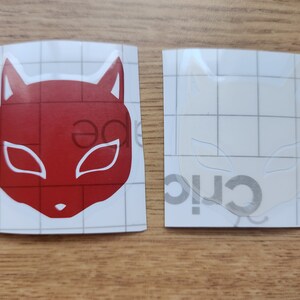 Persona 5 Character Mask Decals - Etsy
