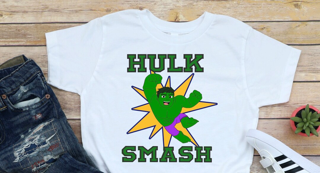 Hulk Smash | Spidey and His Amazing Friends | Custom Shirts | Hulk ...