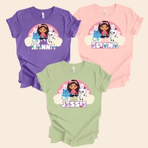 Gabby's Dollhouse Shirt | Gabby and Friends Shirt | Pandy Paws | Catrat ...