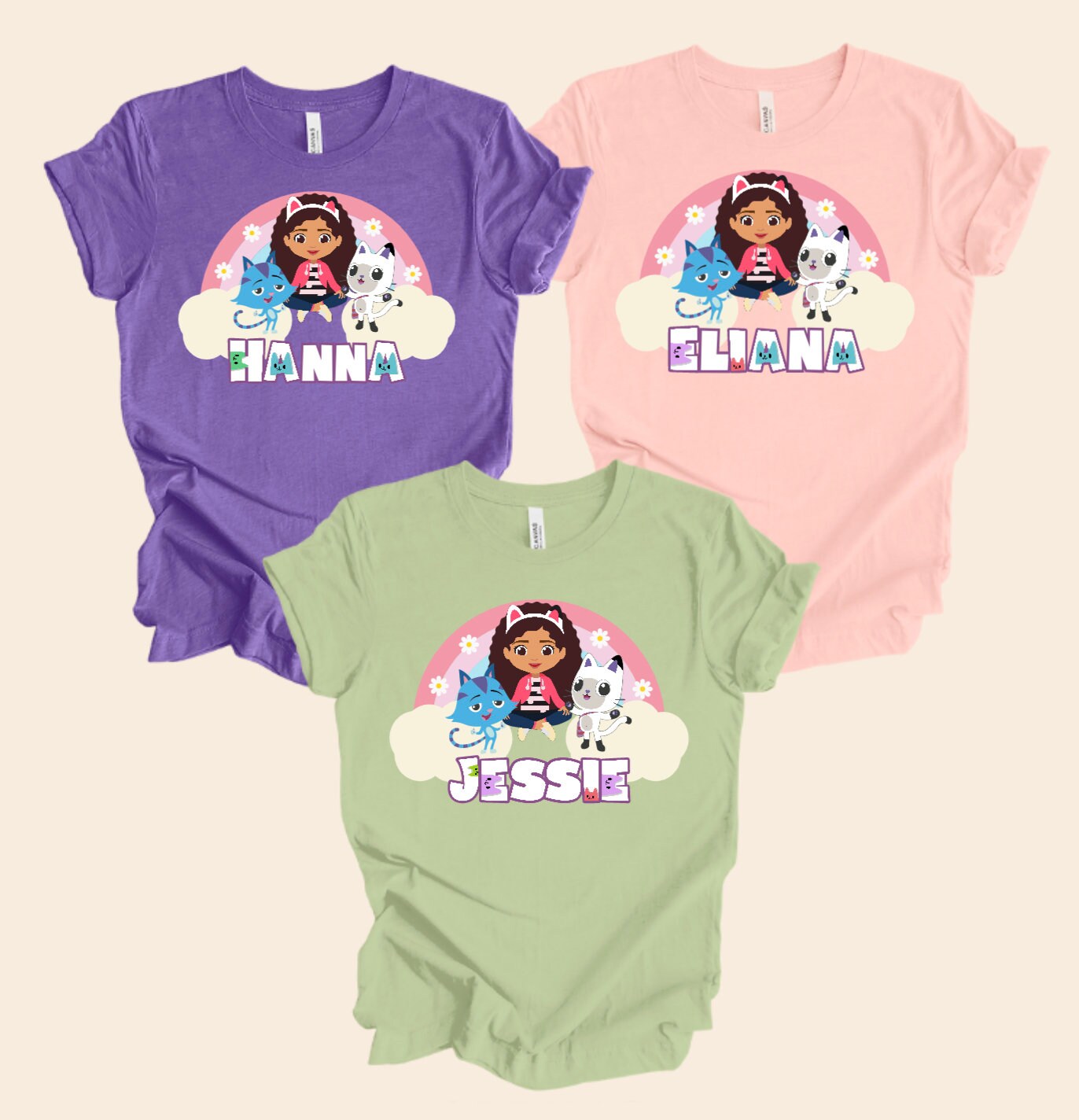 Gabby's Dollhouse Shirt Gabby and Friends Shirt Pandy - Etsy