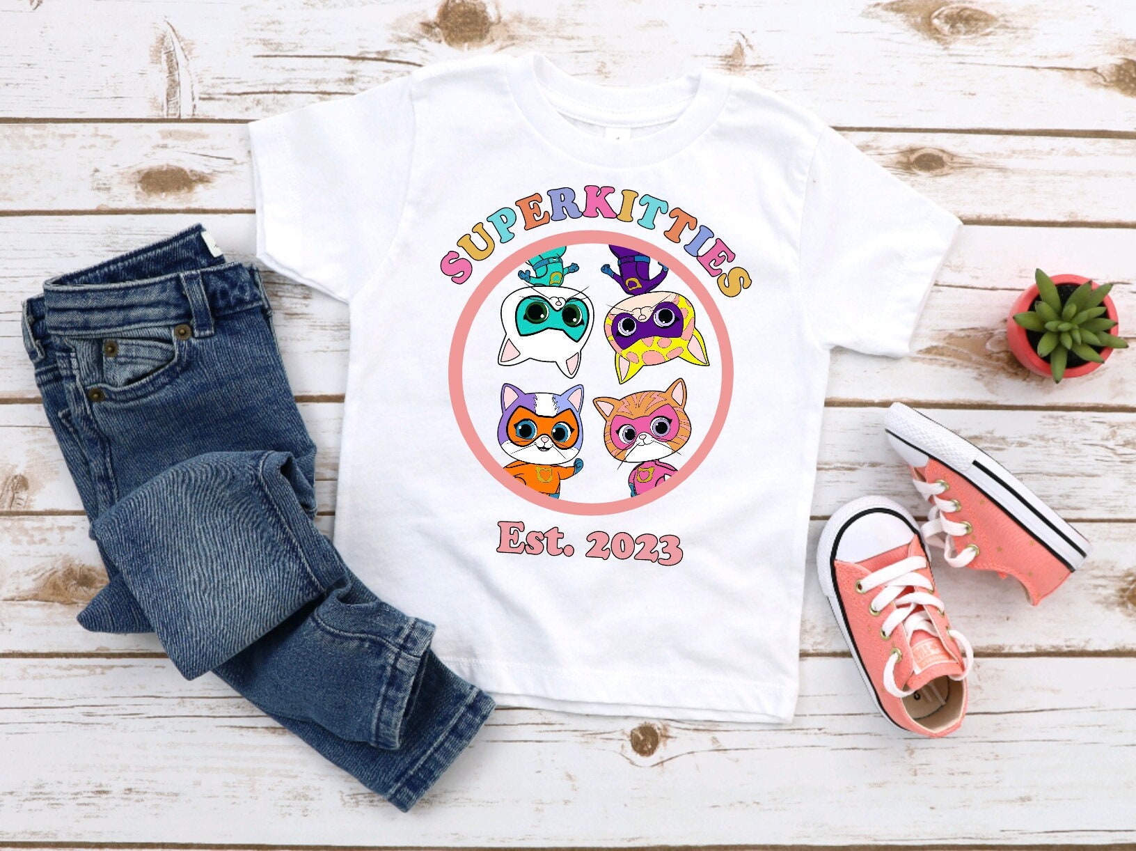 Superkitties | Bitsy | Ginny | Buddy | Sparks | Superkitties Shirt ...