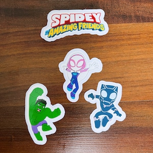 Spidey and His Amazing Friends Stickers | Easy Peel Stickers ...