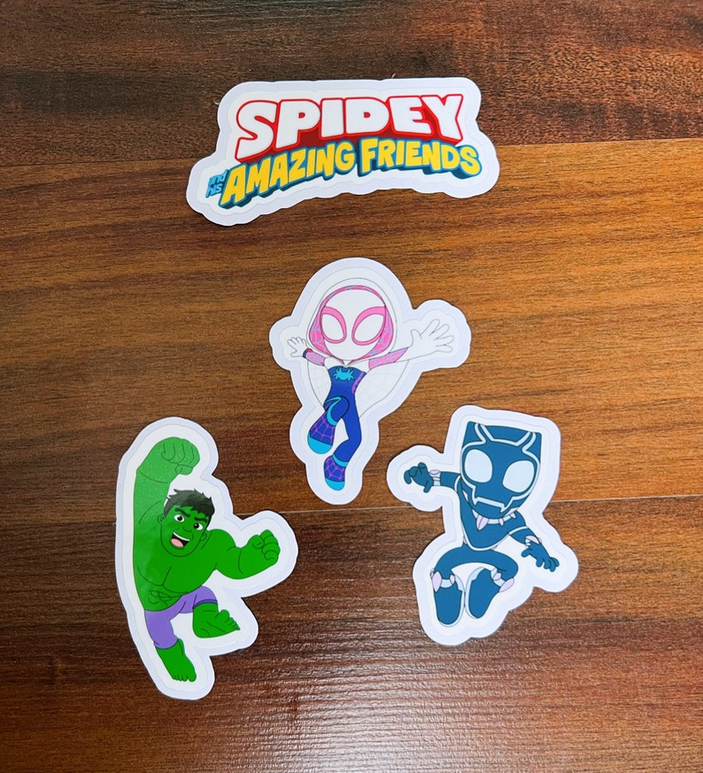 Spidey and His Amazing Friends Stickers | Easy Peel Stickers ...