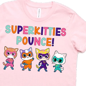 Superkitties | Bitsy | Ginny | Buddy | Sparks | Superkitties Shirt ...