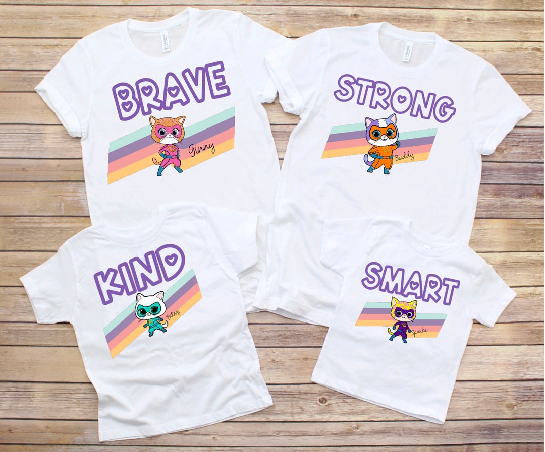 Superkitties | Bitsy | Ginny | Buddy | Sparks | Superkitties Shirt ...