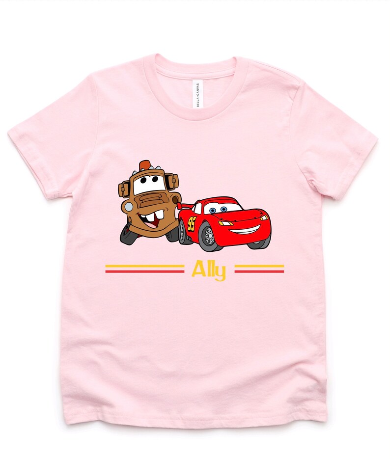 Cars Lightning Mcqueen Mater Custom Shirts Cars - Etsy