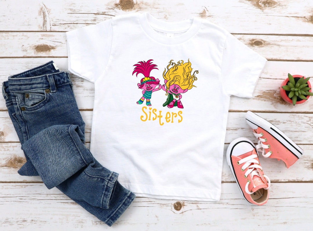 Troll Sisters | Poppy Shirt | Viva Shirt | Trolls Friends | Squad ...