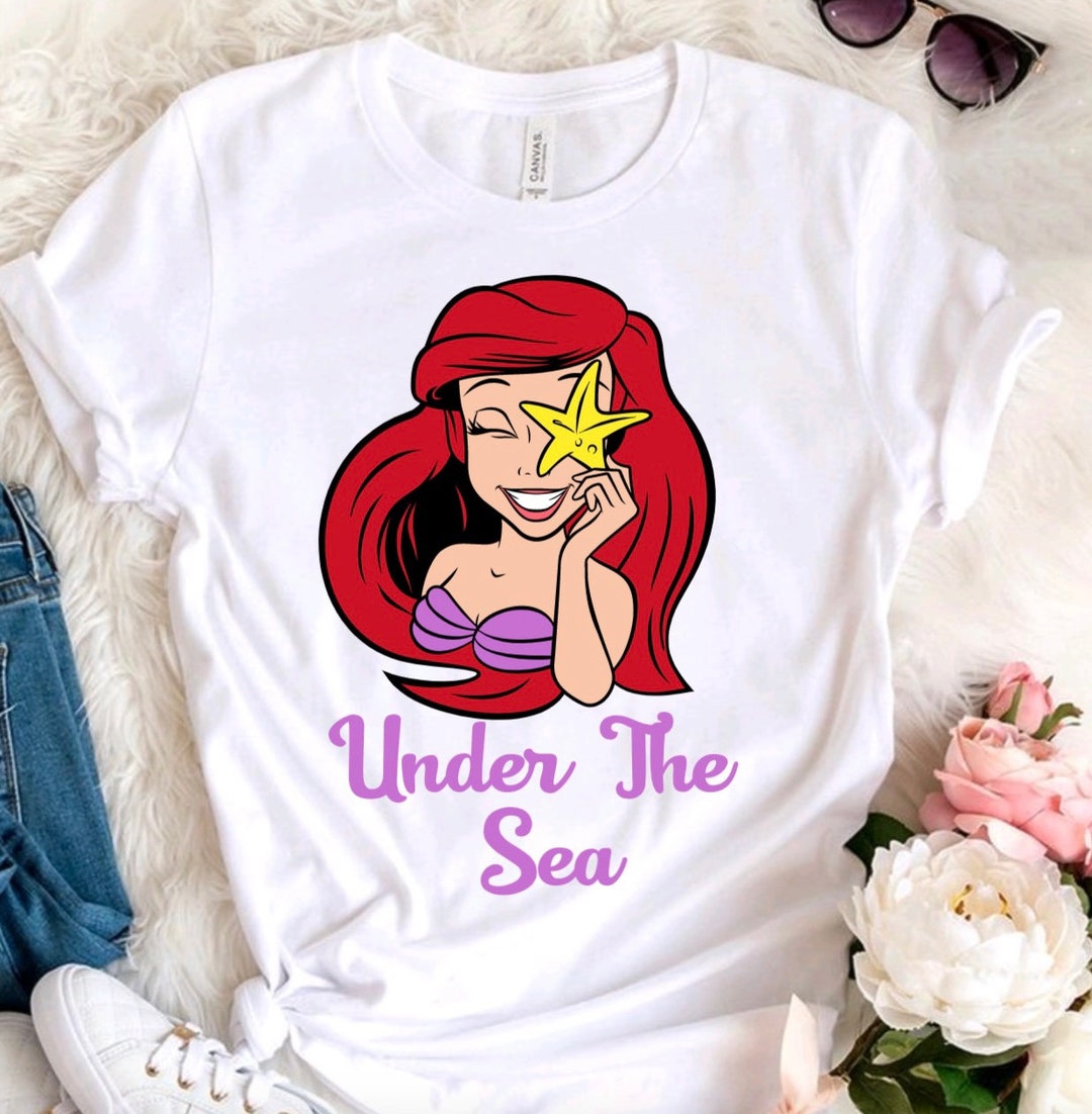 Little Mermaid | Ariel | Starfish | Mermaid | Princess Shirt | Little ...