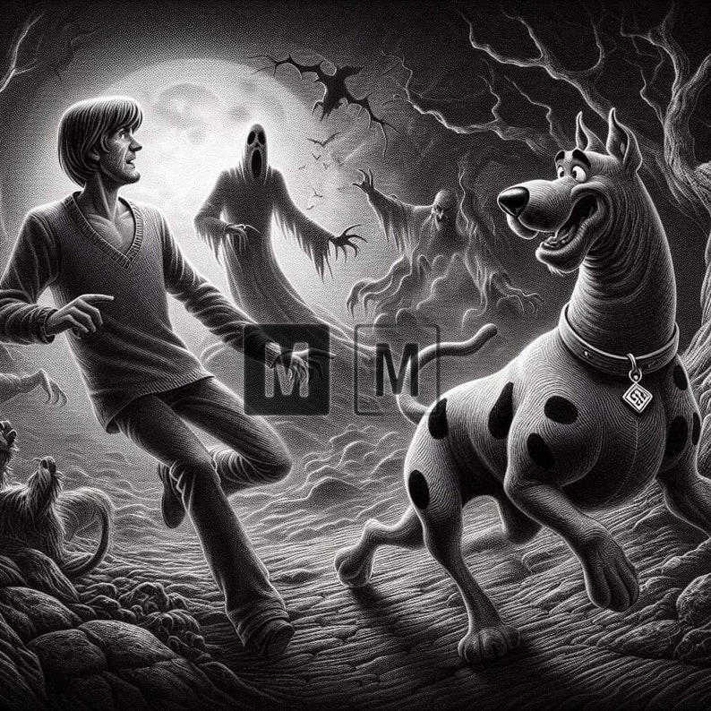 Scoobydoo and Shaggy Svg Boudle - Etsy