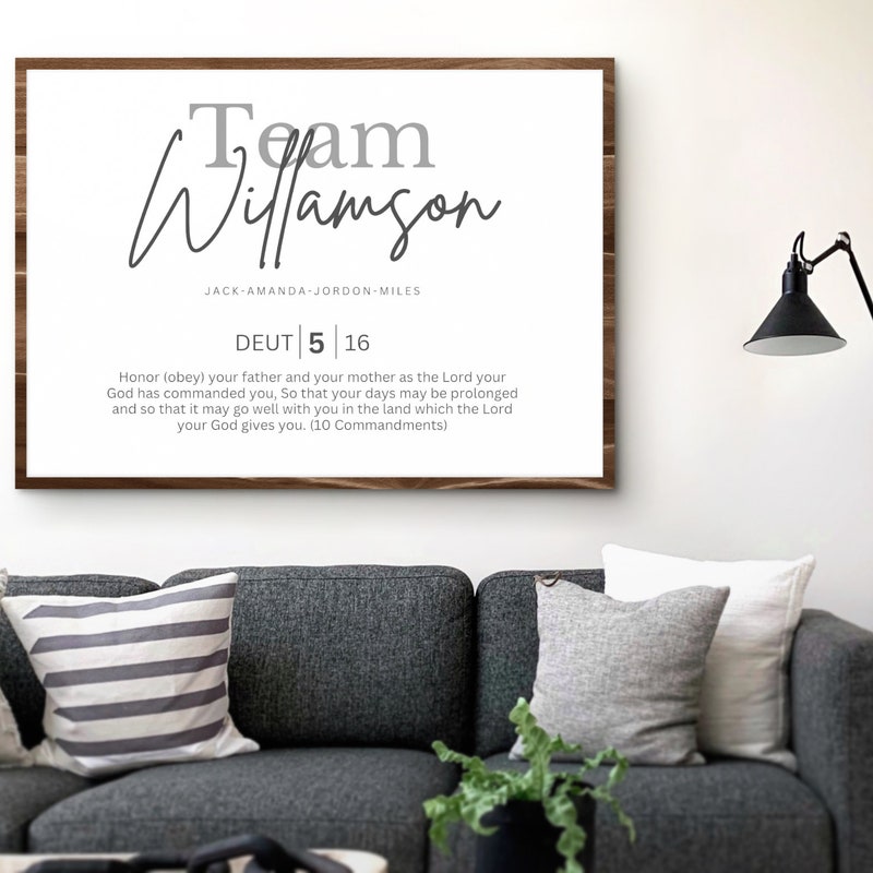 Family Motto Board - Etsy