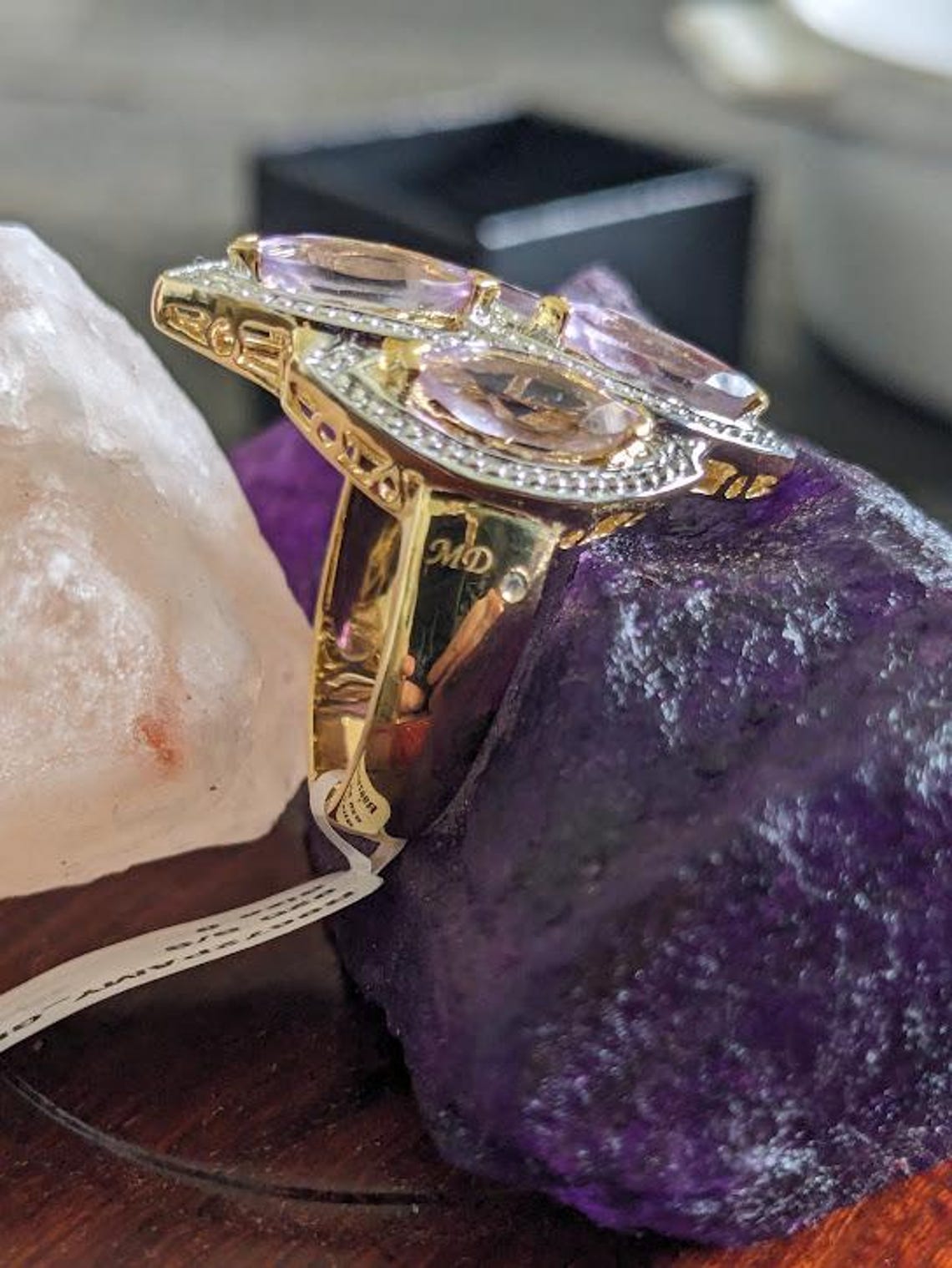 Marcel Drucker Womens 14K Yellow Gold Over Solid Sterling Silver ...