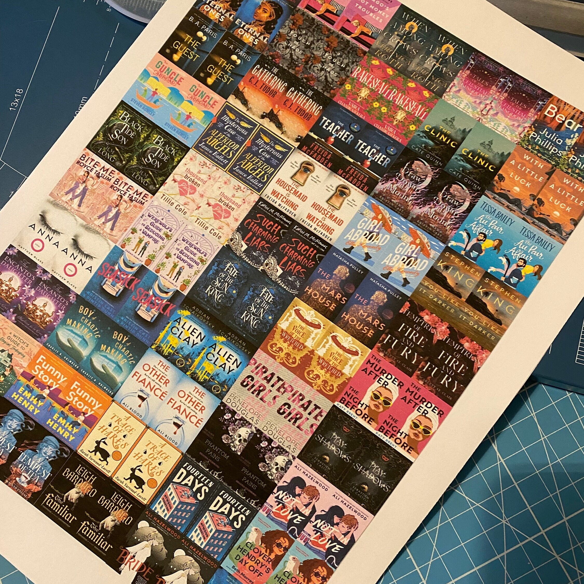 100 '2024' Releases Digital Download Set of Miniature Book Covers ...