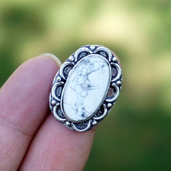 Howlite Cabochon - Etsy
