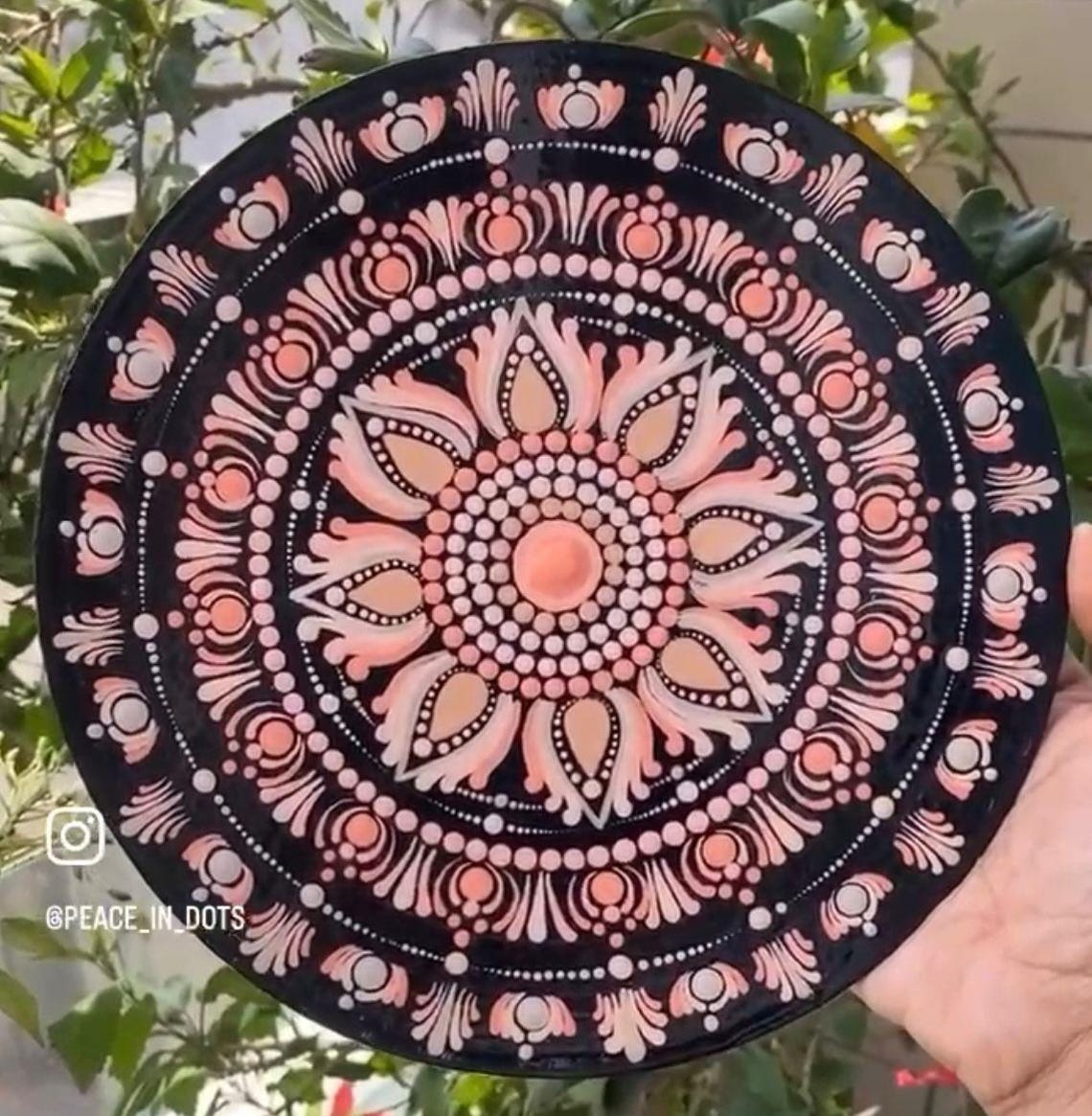 Handmade Mandala Wall Art, Wall Decor, Home Decor Round MDF Mandala ...