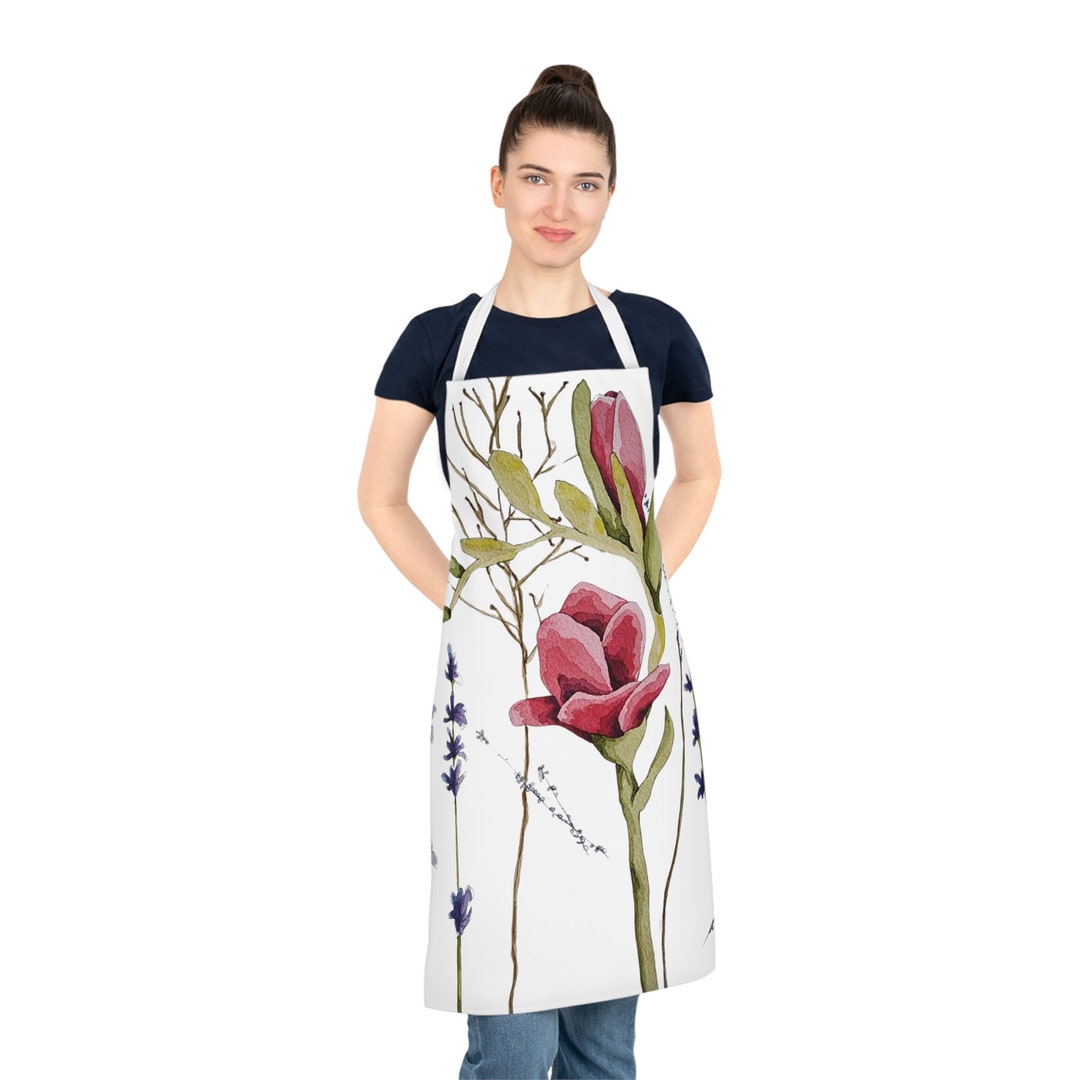 Adult Apron, Chef's Kiss, Kitchen Decor, Made of Polyester Canvas, Gift ...