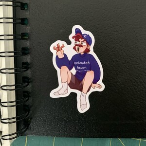 Jschlatt Sticker | Unlimited Bacon but No More Video Games - Etsy