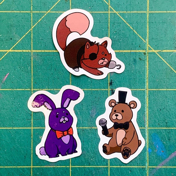 Five Nights at Freddys Stickers - Etsy