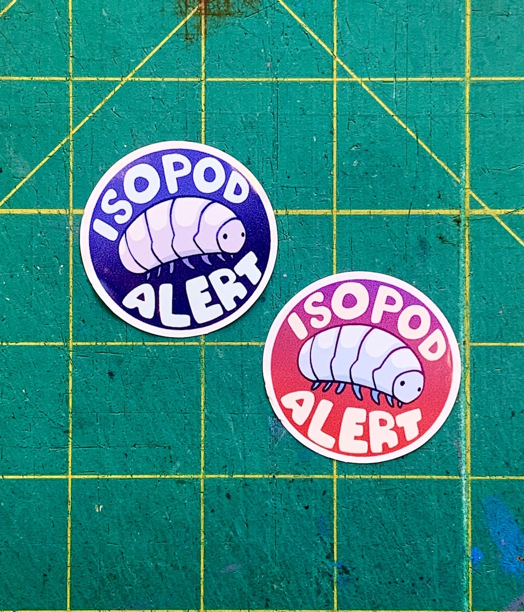 Isopod Alert Sticker - Etsy