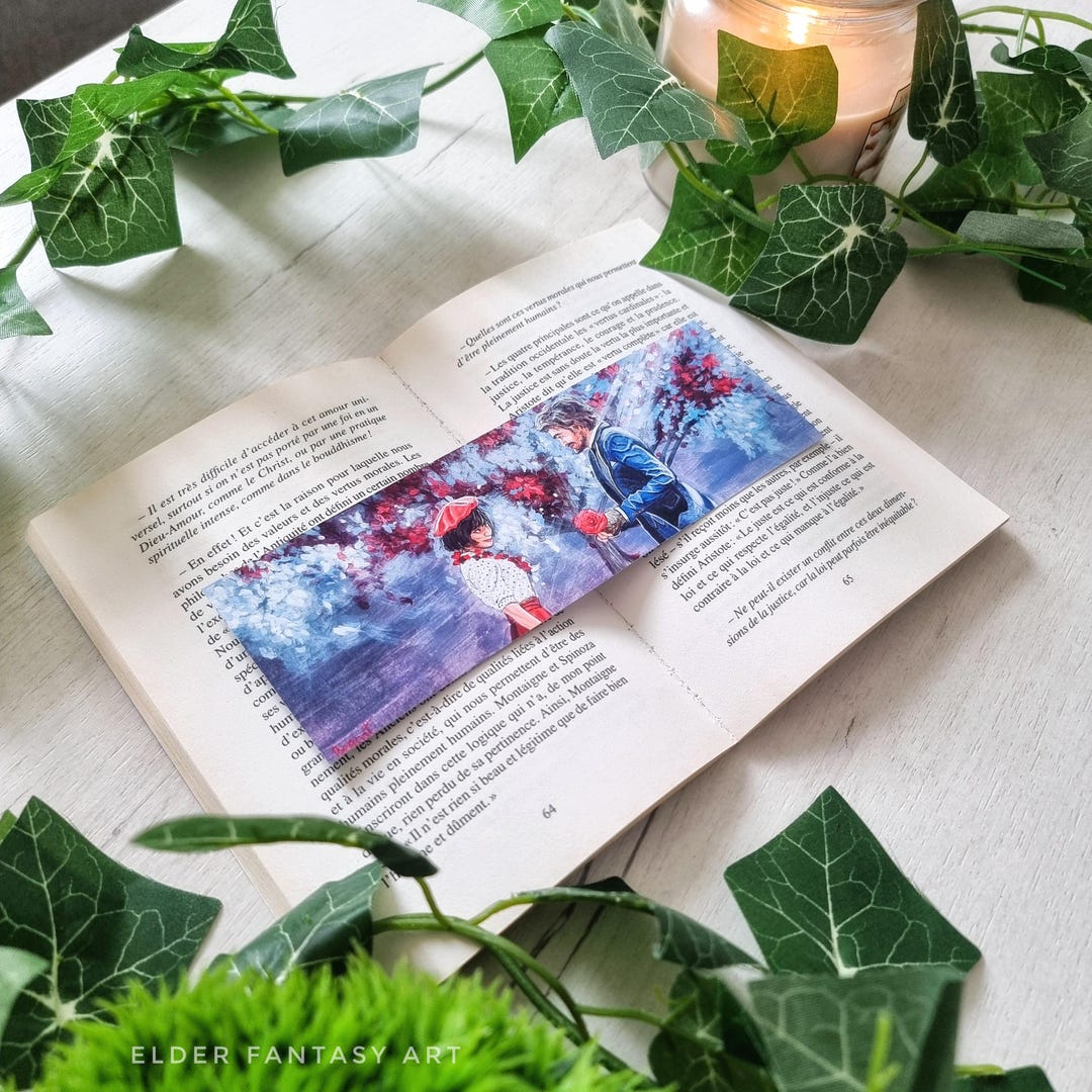 Print | Gustave and Sophie Bookmark - Chiaroscuro - Etsy