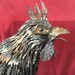 Hand Made Scrap Metal Art Rooster Sculpture Life Sized - Etsy