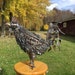 Hand Made Scrap Metal Art Rooster Sculpture Life Sized - Etsy