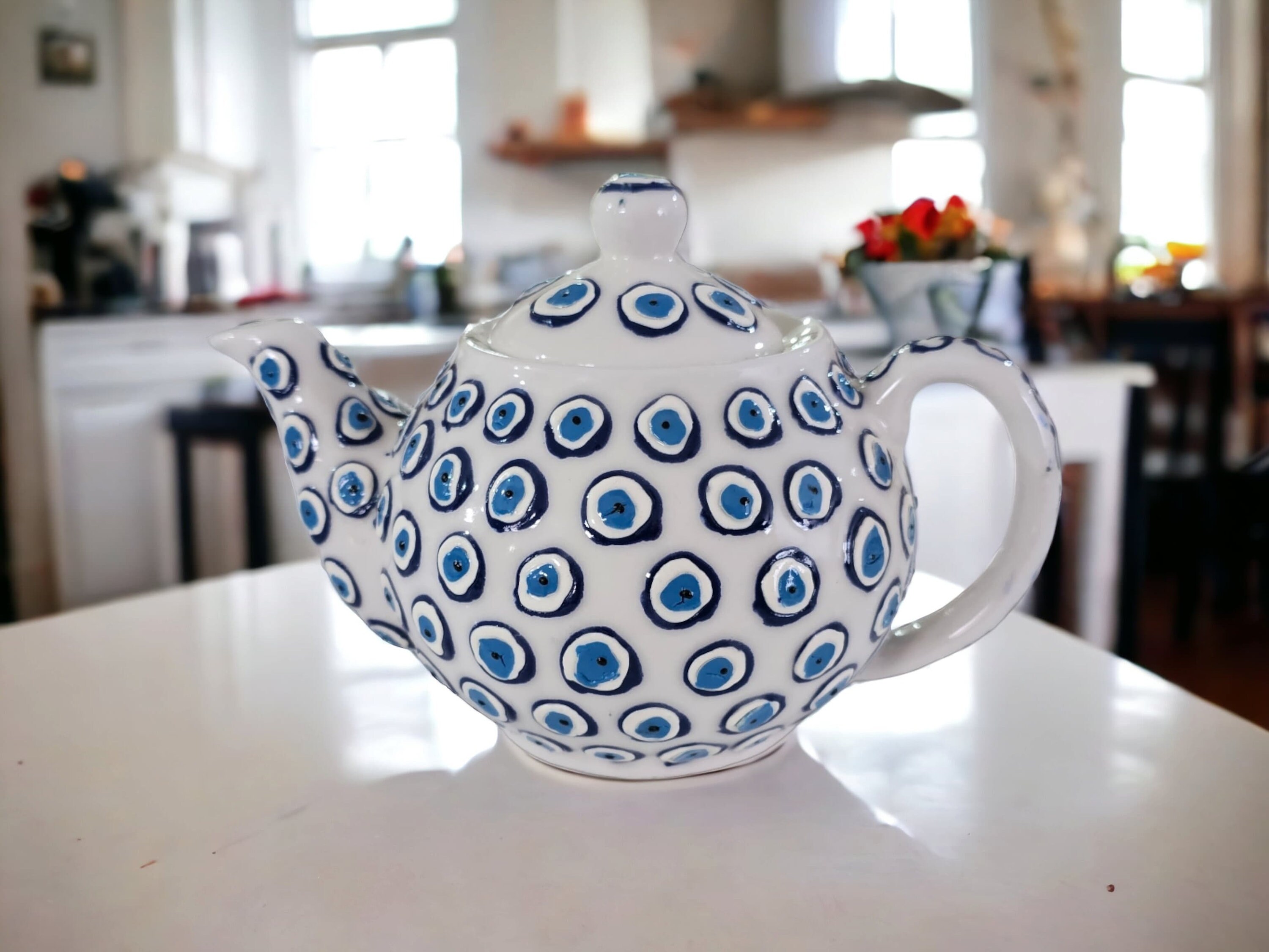Ceramic Teapot Set, Turkish Teapot Set, Turkish Samovar Tea Maker ...