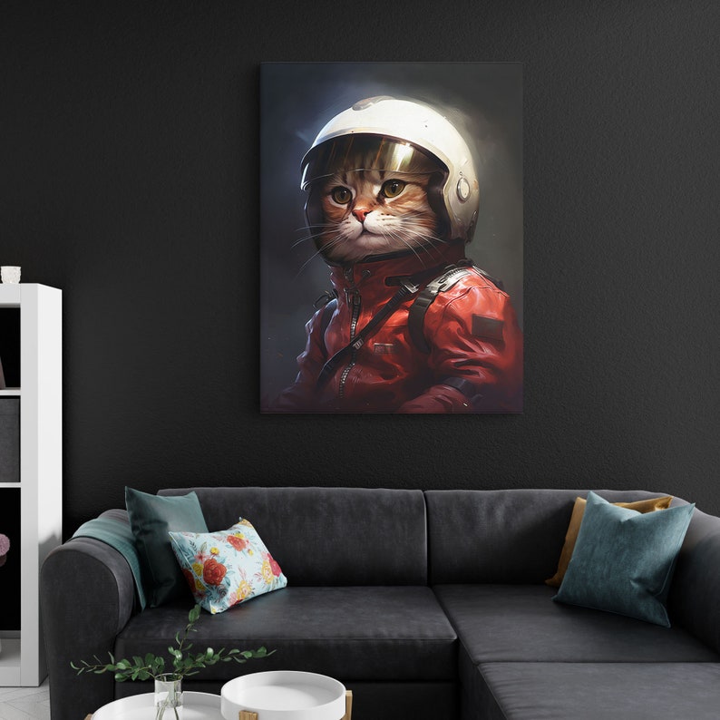 Formula 1 Gifts F1 Driver Team Custom Pet Portrait Funny Cat - Etsy