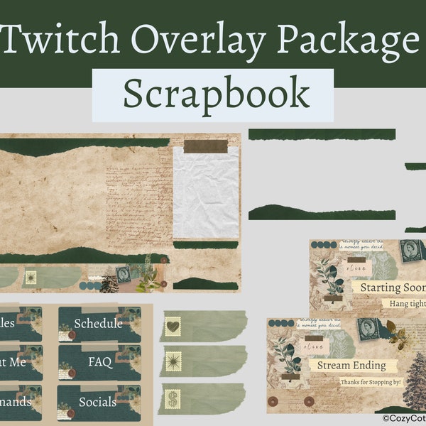 Scrapbook Overlays - Etsy