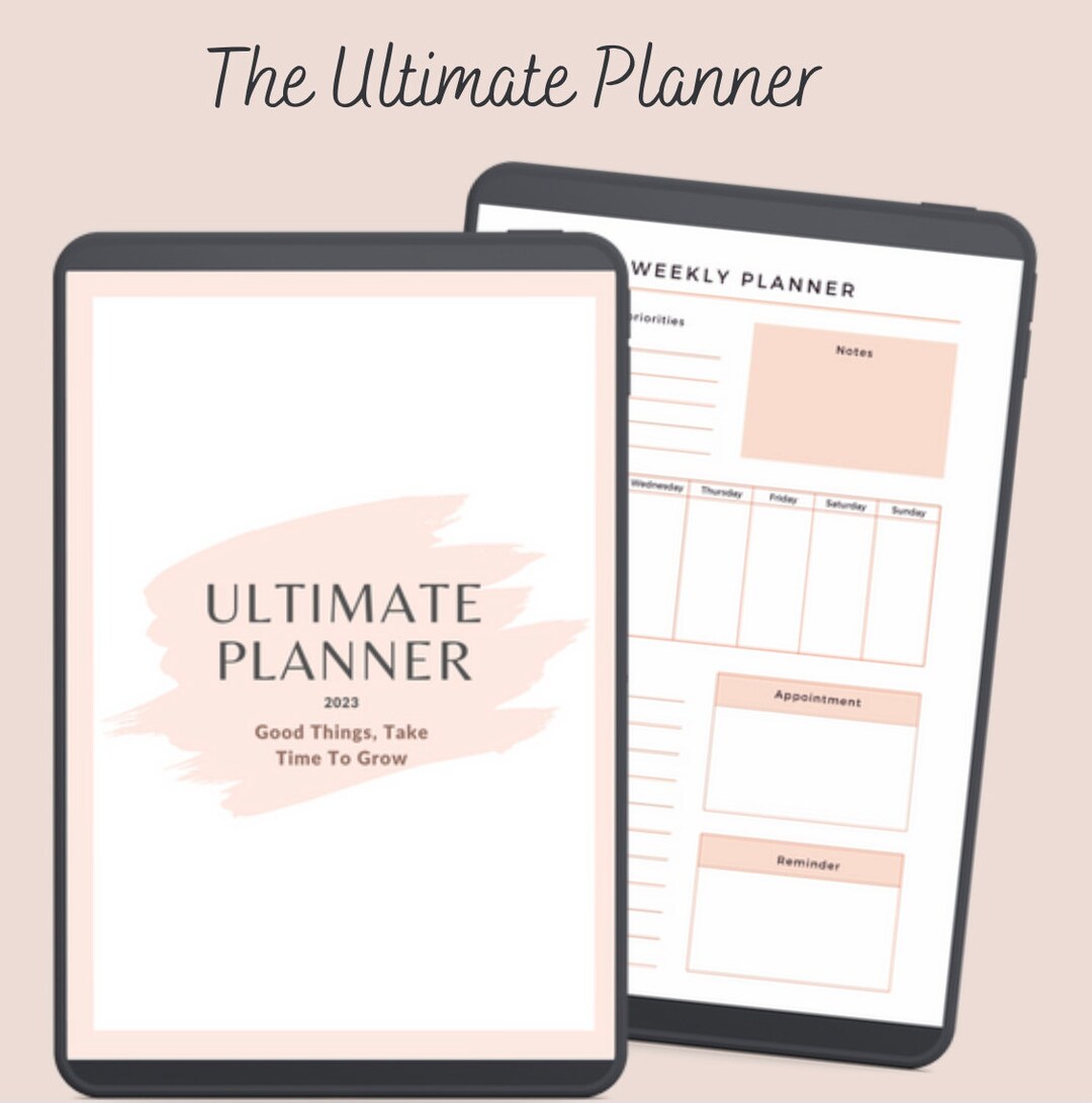 THE ULTIMATE PLANNER 〜goodnotes Planner, iPad Planner, Notability ...
