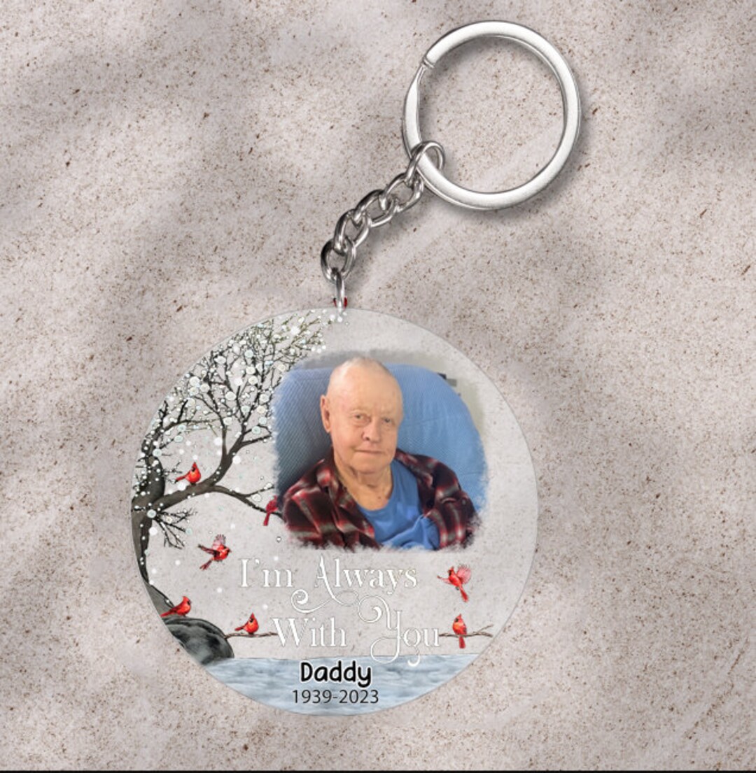 I Am Always With You Custom Acrylic Keychain, Photo Custom Keychain ...