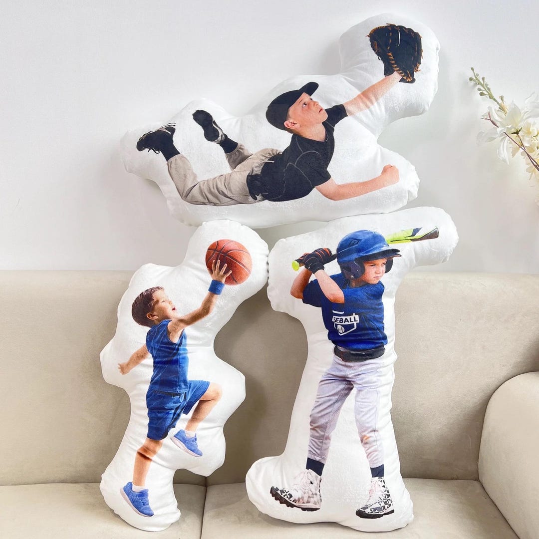 Custom Funny Face Baseball Boys Girls Gifts for Son Daughter Grandkids ...