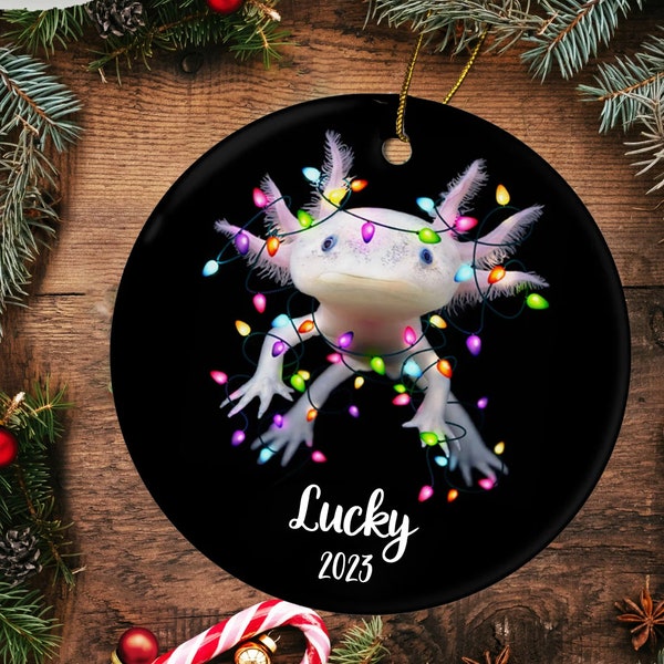 Christmas Axolotl - Etsy