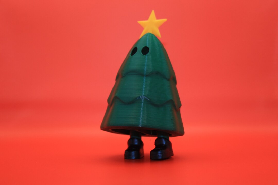 Cute Christmas Tree With Feet 3D Printed Christmas Tree / Christmas ...