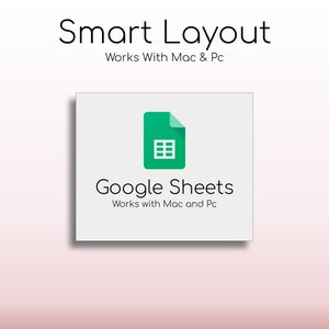 Weekly Meal Planner and Grocery List | Google Sheets Digital Template ...