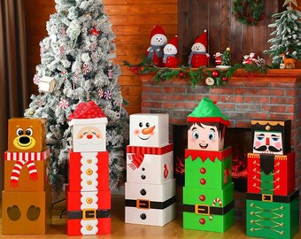 Snowman Gift Box - Etsy