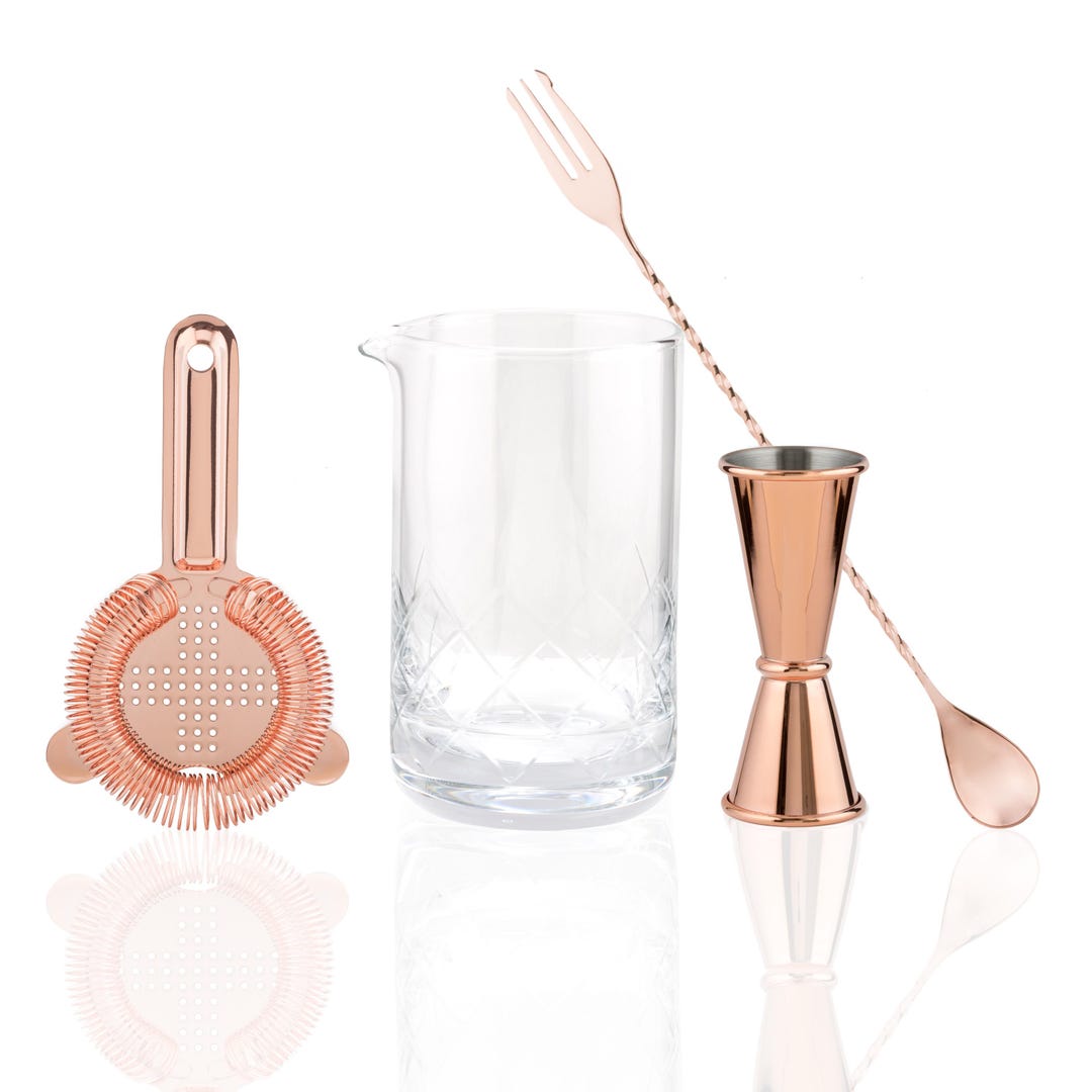 Cocktail Mixing Glass Set, Barware for Him,her,wedding Gift,special ...