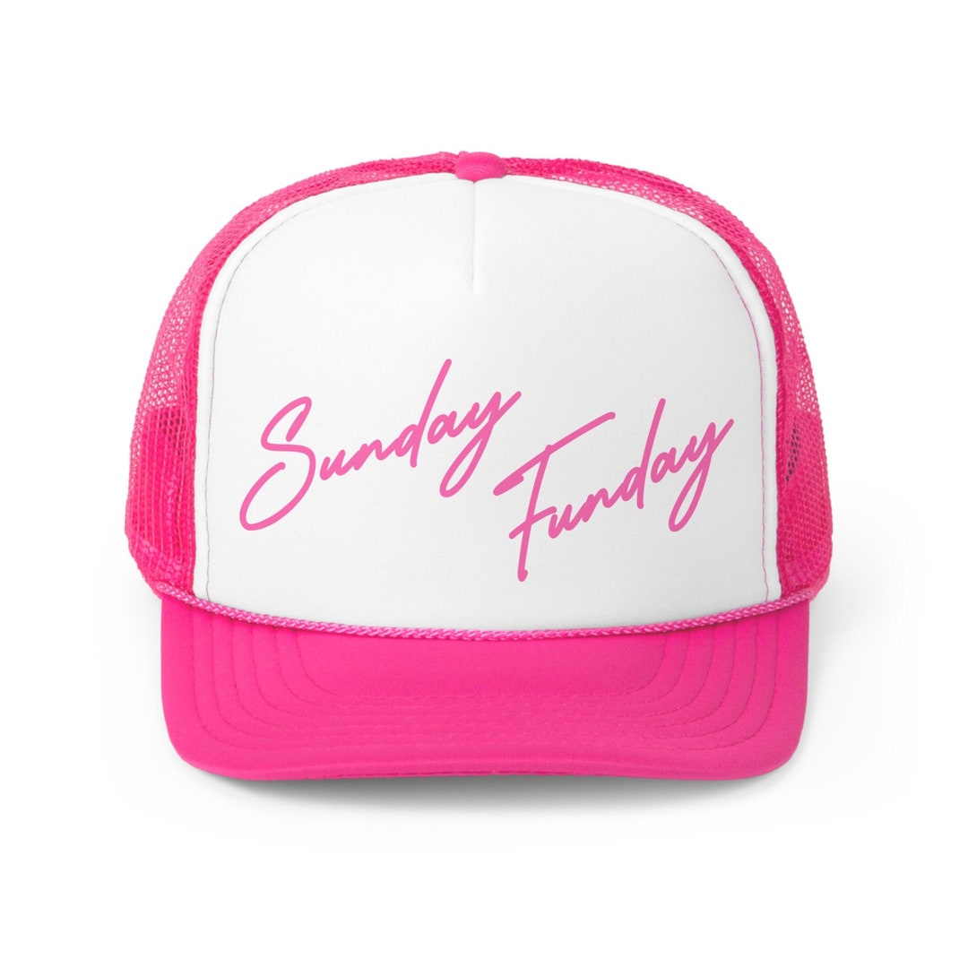 Girls Trucker Hat Sunday Funday Hat Girls Weekend Hat Bachelorette ...