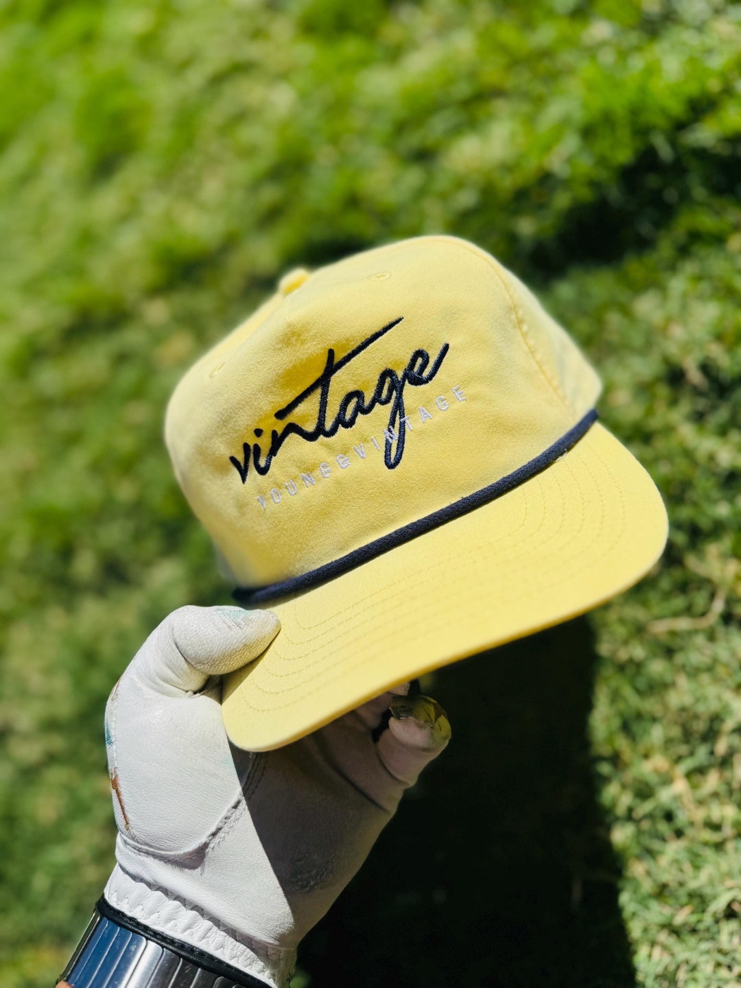 Vintage Golf Hat, Golf Rope Cap, Golf Lover Hat, Dad Golf Hat Gift ...