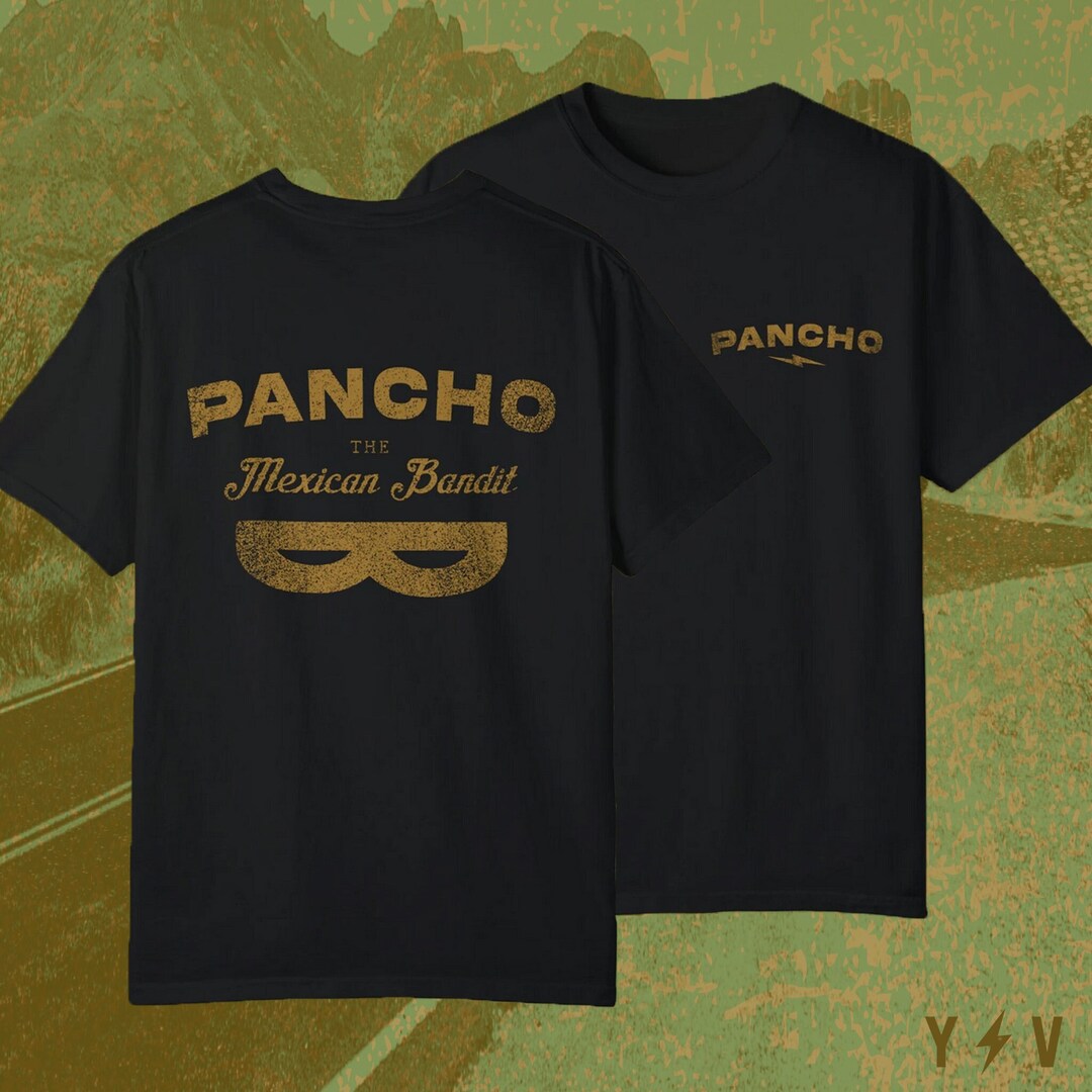 Pancho the Mexican Bandit Tshirt Western Tee Cowboy Tshirt Retro ...