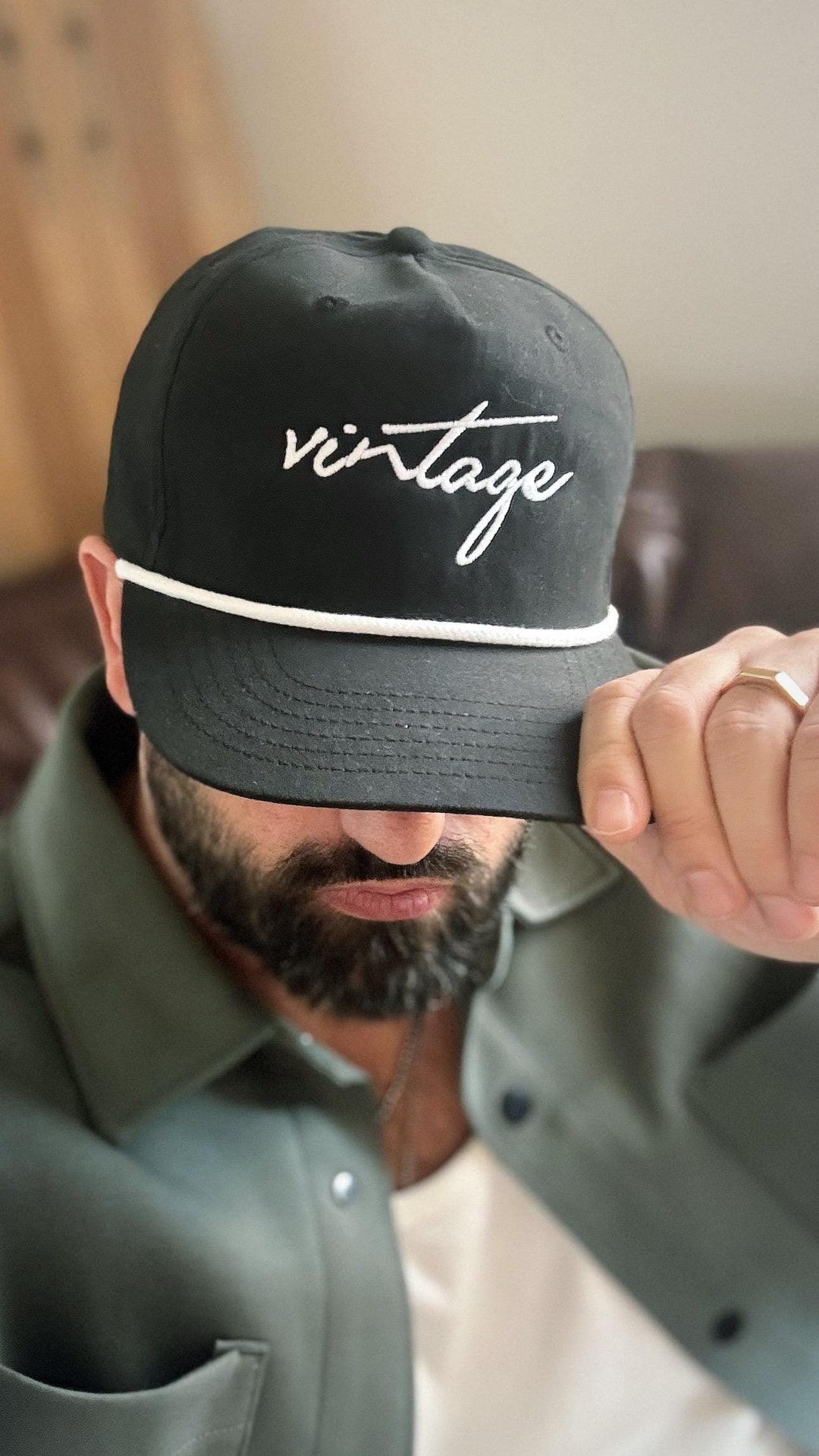 Vintage Golf Hat, Golf Rope Cap, Golf Lover Hat, Dad Golf Hat Gift ...