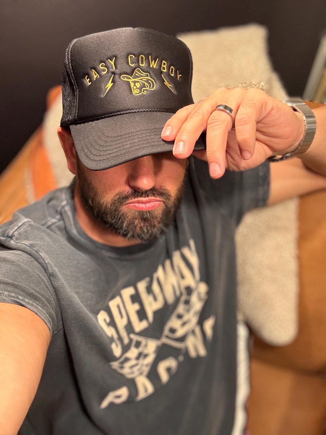 Easy Cowboy Hat - Cowboy Hat - Skull Trucker Hat - Cowgirl Hat ...