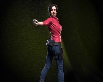 Claire Redfield 3d Print - Etsy