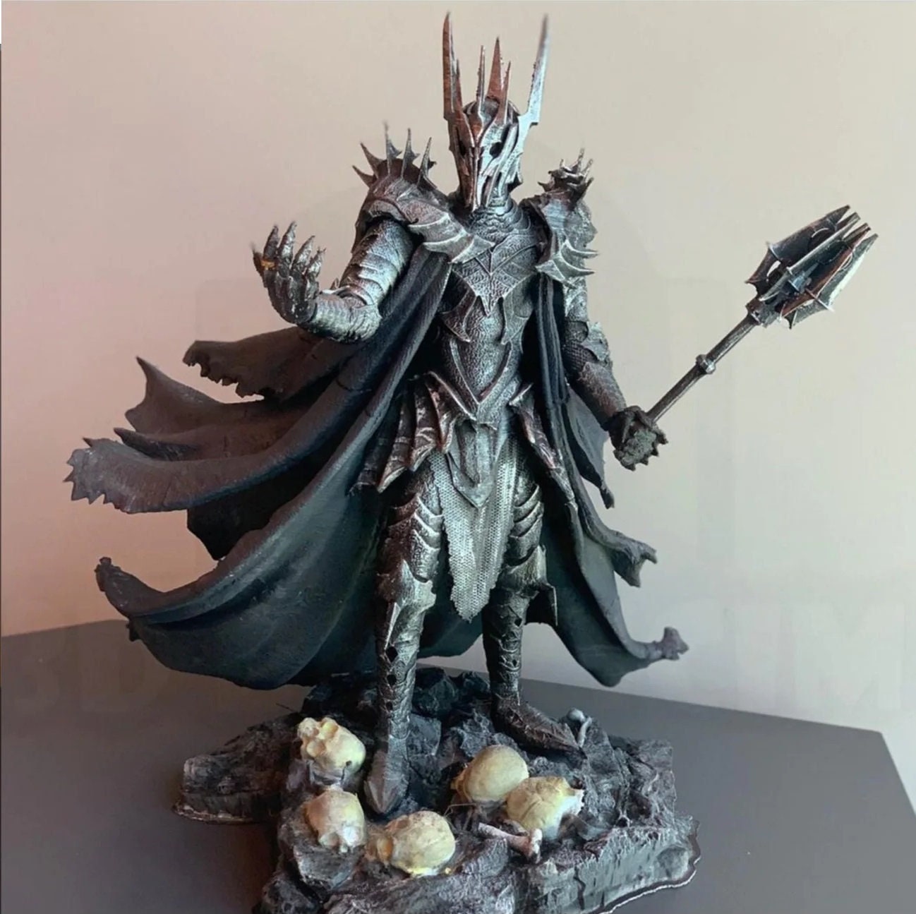Lord of the Rings Sauron 3D Printed Model - Etsy Hong Kong
